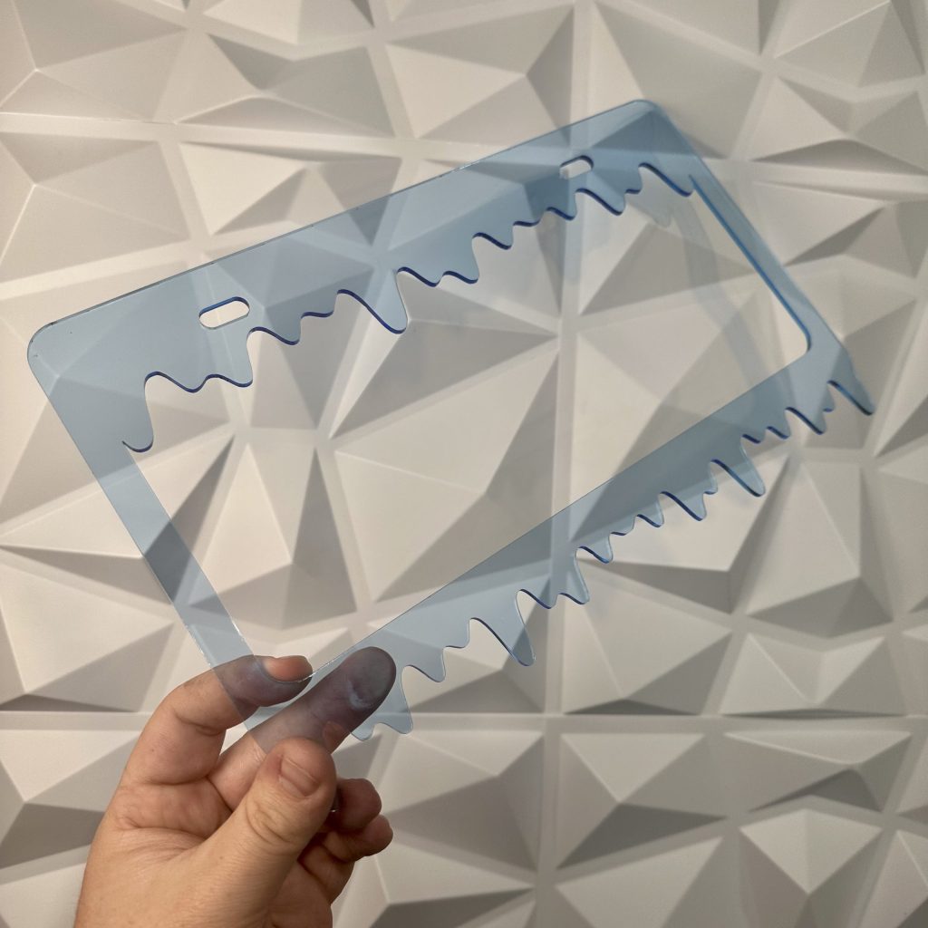 Slime Ooze License Plate Vehicle Frame Cover Version 1 – Sticker Boost