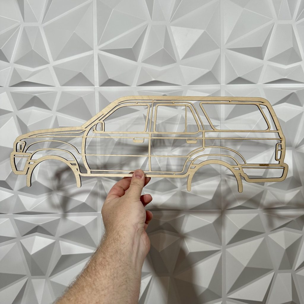 4Runner Generation 2 Silhouette Line Wall Art – Sticker Boost