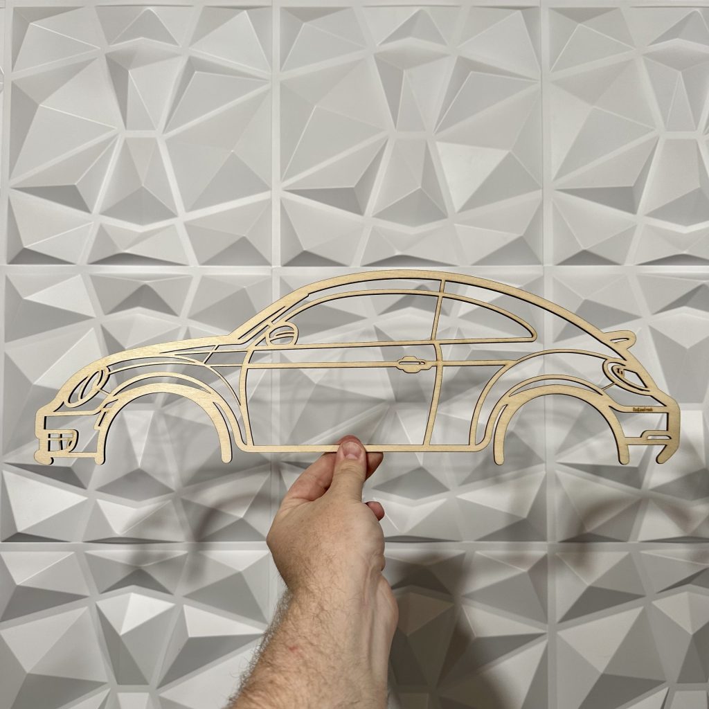 Bug Turbo Silhouette Line Wall Art – Sticker Boost