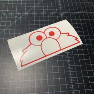 Elmo Half Sticker – Sticker Boost