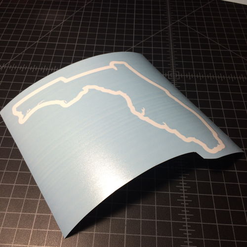 FL – Florida Outline State Sticker – Sticker Boost