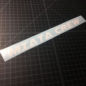 Miata Crew Sticker – Sticker Boost