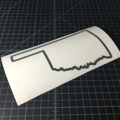 OK – Oklahoma Outline State Sticker – Sticker Boost