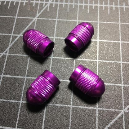 Valve Caps (4) – Bullet Purple Color – Sticker Boost