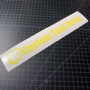Custom Twitch Sticker “Your Text Here” – Sticker Boost